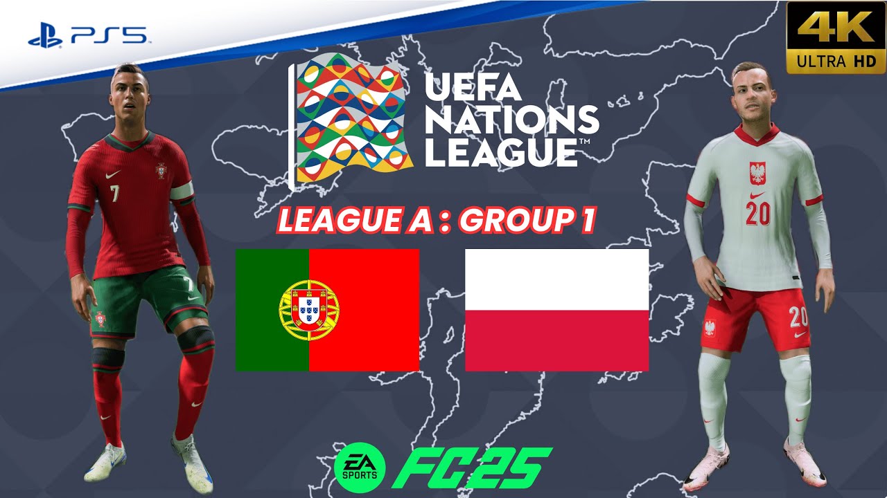 FC 25 - Portugal vs. Poland Ft. Ronaldo | UEFA Nations League | Full ...