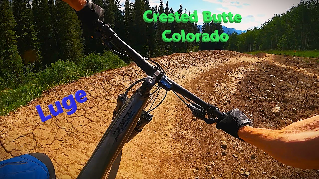 Mountain Biking Evolution Bike Park | Riding Luge - YouTube
