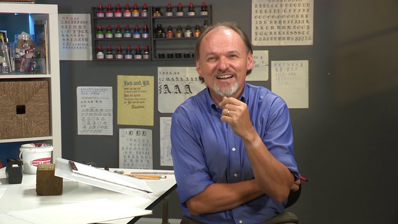 An Introduction to the Calligraphy Gothic Script - YouTube