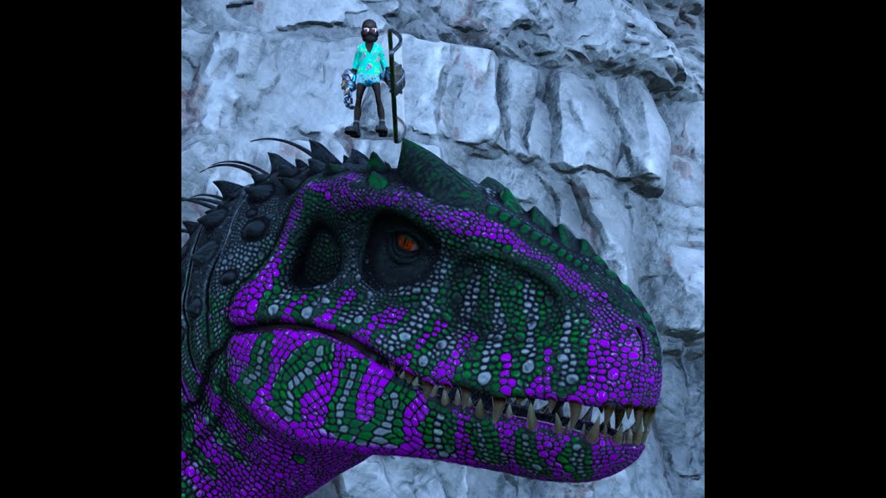 ASA Official-Modded-PVE-Solo Alpha Tek Cave- Moro Rex 2100dmg - YouTube