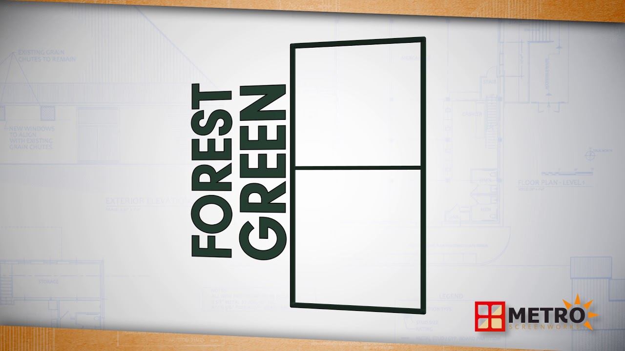 Custom Window Screen Frame Color Options - YouTube