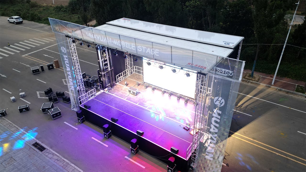 13-Meter Mobile Stage Truck S465 Operation & Demo | Fully Automatic ...