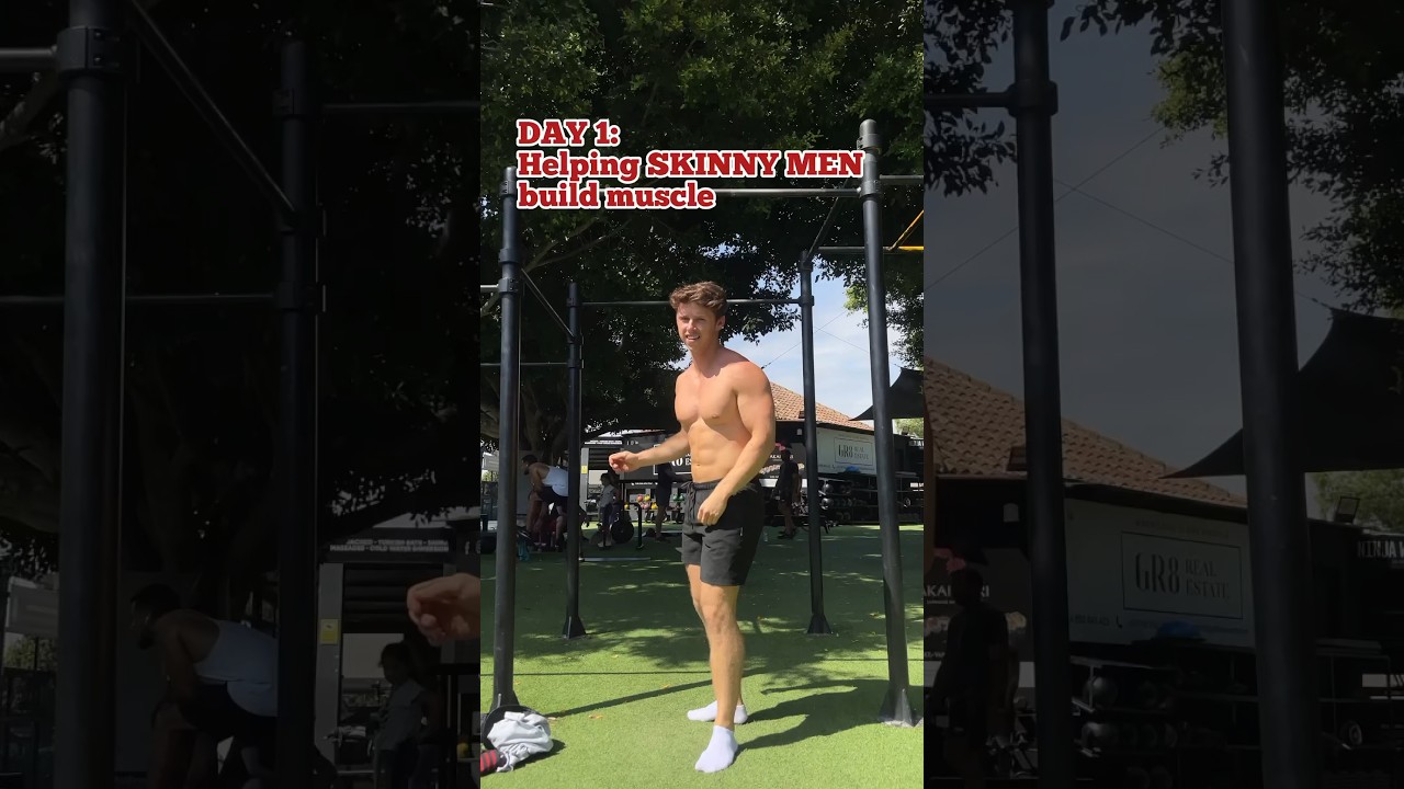 DAY 1 - Are you skinny and want to build muscle ? - YouTube