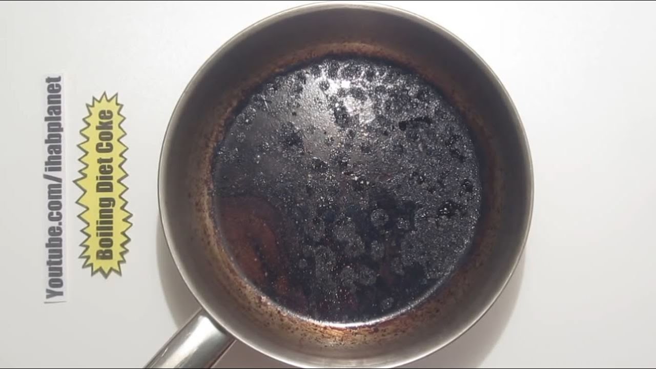 WHAT HAPPENS IF YOU BOIL DIET COKE ? (BY CRAZY HACKER) - YouTube