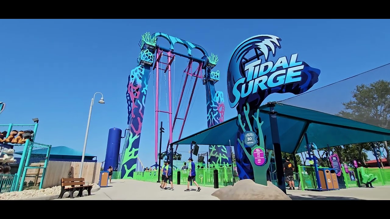 Riding the Tidal Surge at SeaWorld - YouTube