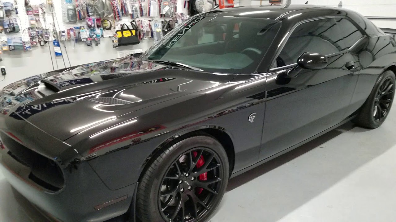 Hellcat Challenger - One step paint correction and two year Ceramic ...