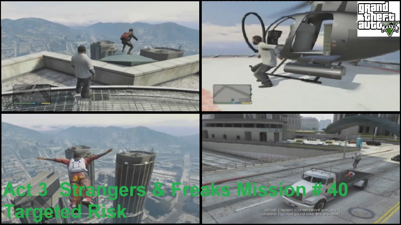 Grand Theft Auto V: Act 3 # 39 - Targeted Risk - YouTube