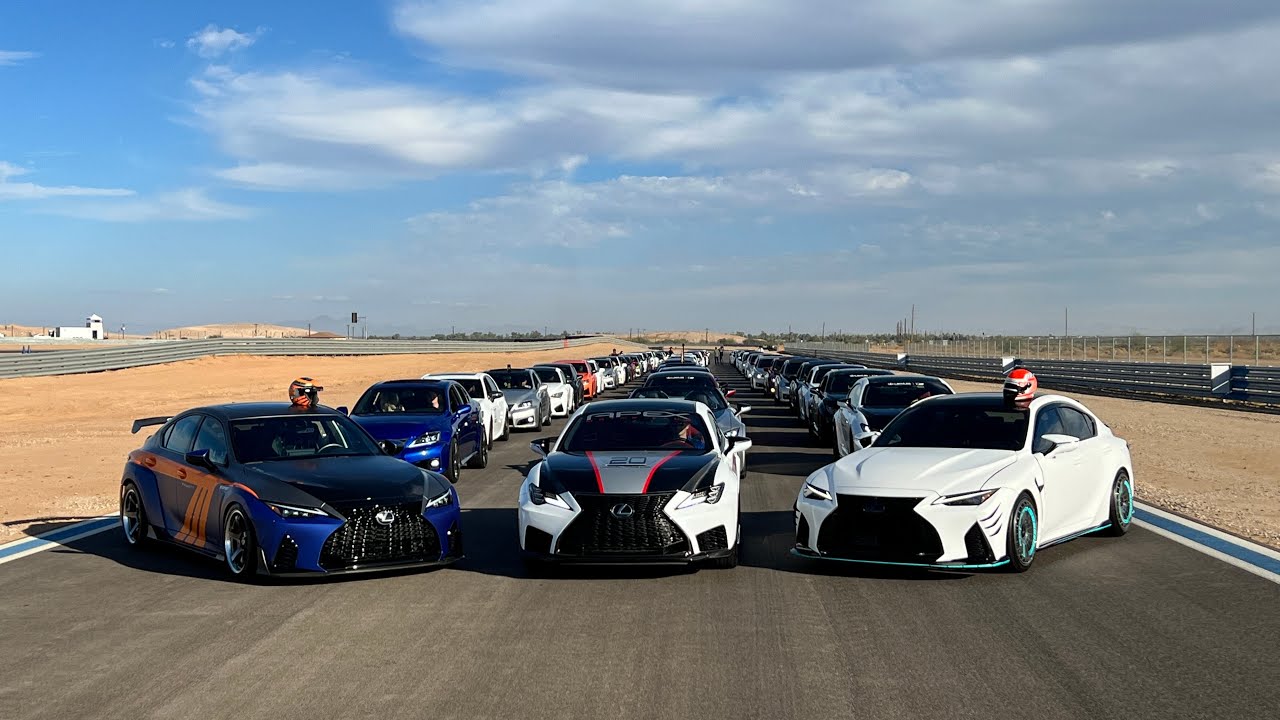 Crazy Lineup at Lexus F Day 2021!! - YouTube