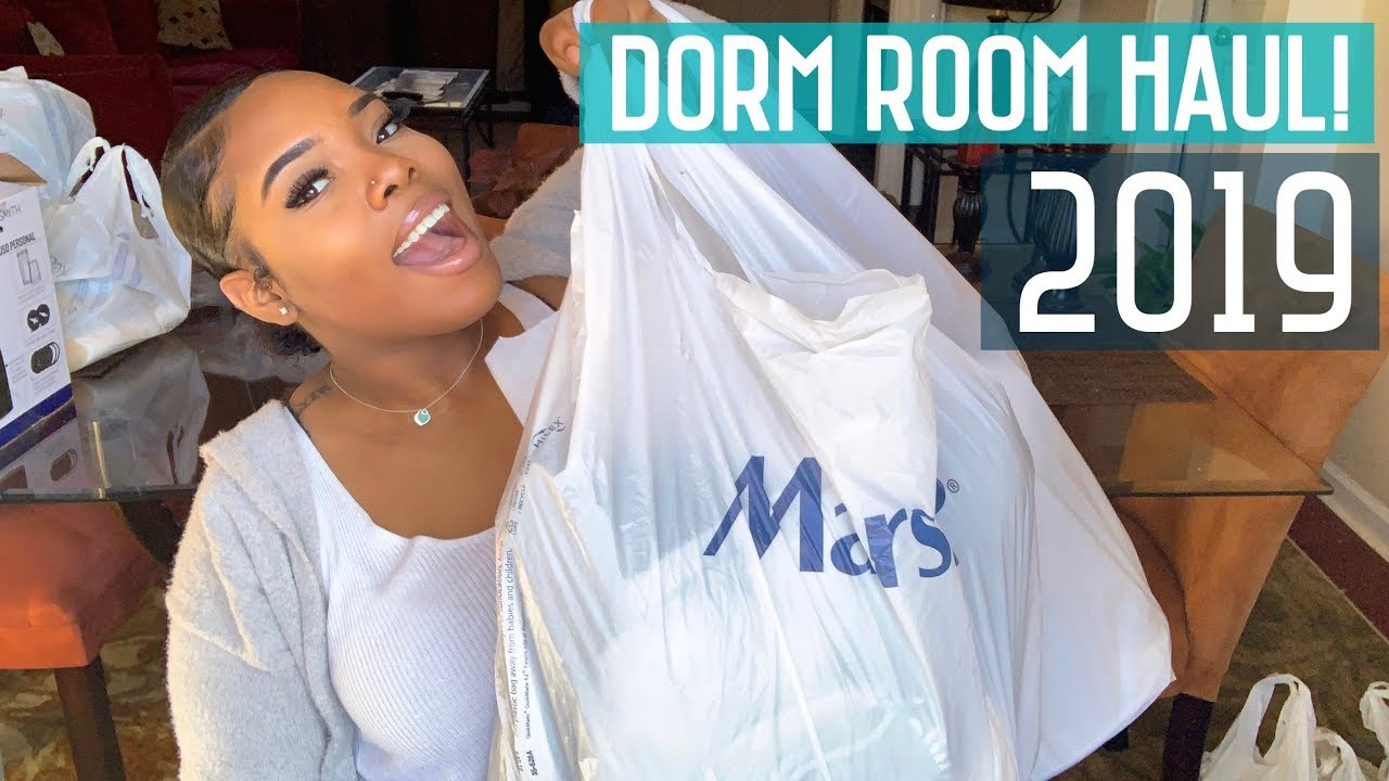 COLLEGE DORM HAUL 2019!!! - YouTube
