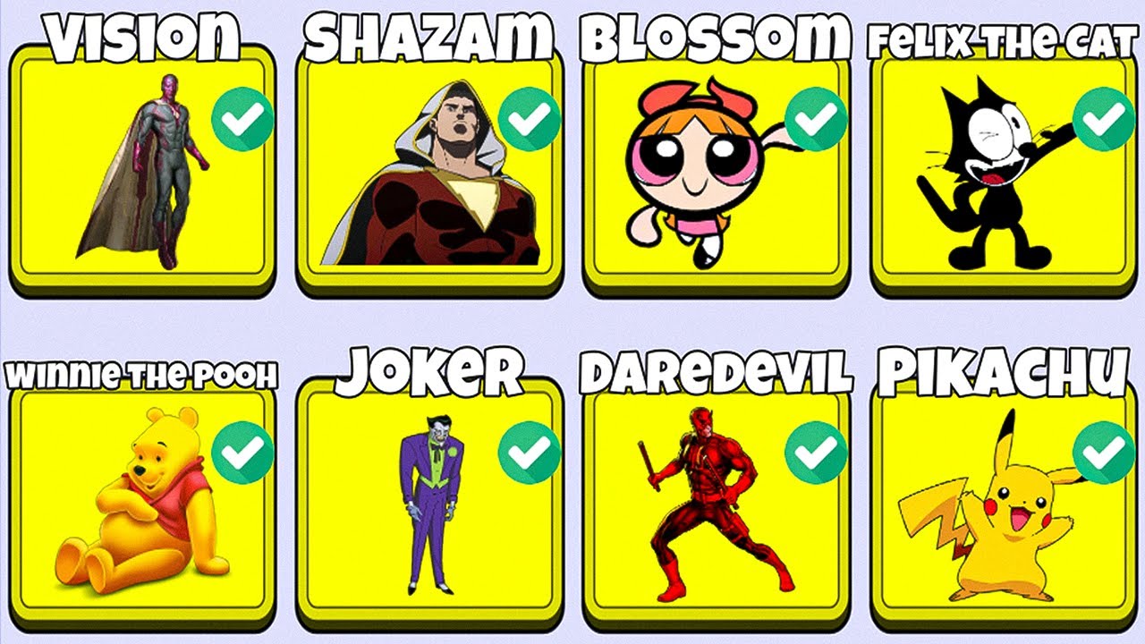 FIND the COMICS CHARACTERS *How to get ALL 19 NEW Characters* Roblox ...