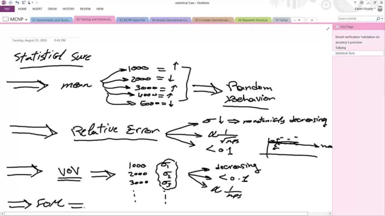 MCNP 02 | Introduction to Tallying and Statistical Checks - YouTube