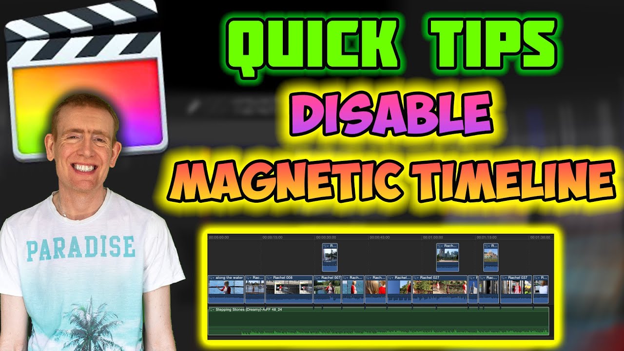 How to TURN OFF THE MAGNETIC TIMELINE in Final Cut Pro X - YouTube
