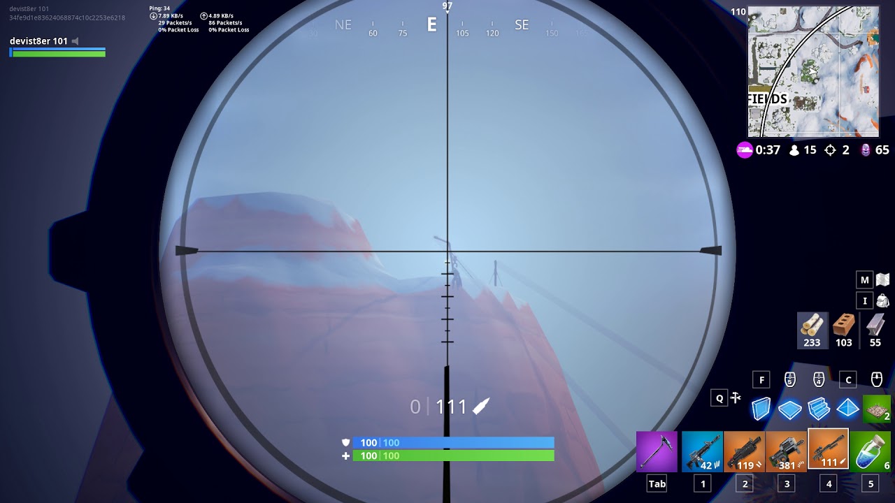 Fortnite 50 cal long shot - YouTube