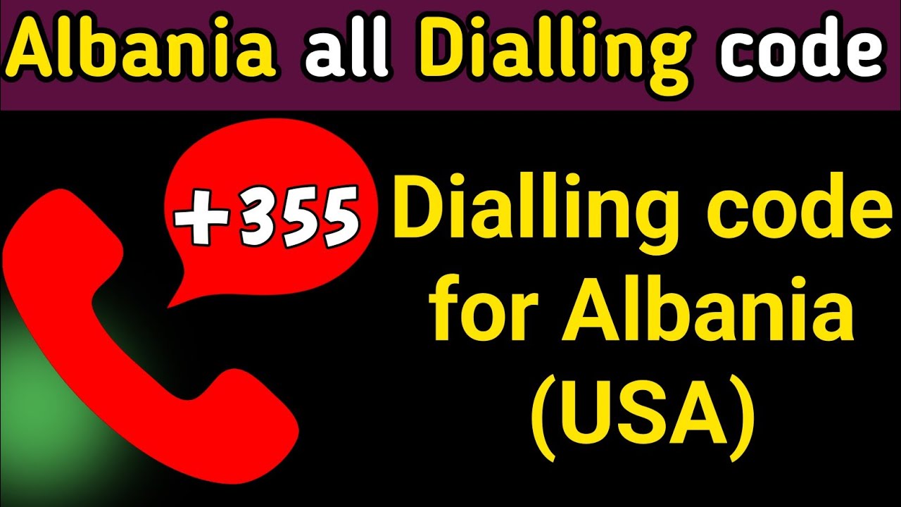 Albania All Area Dialling Code YouTube albania-all-area-dialling-code-youtube