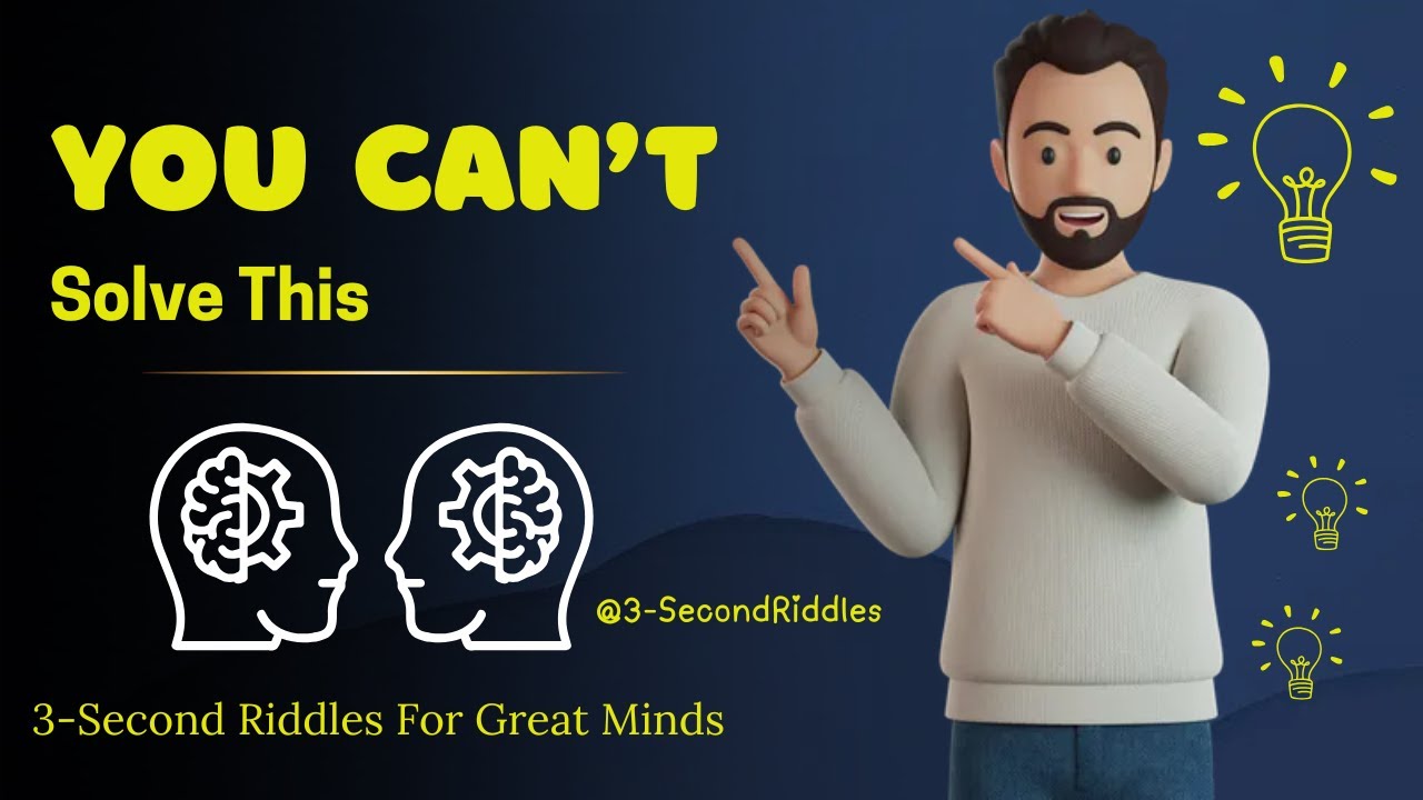 5 Riddles That Will Break Your Brain Before You Solve Them l most ...