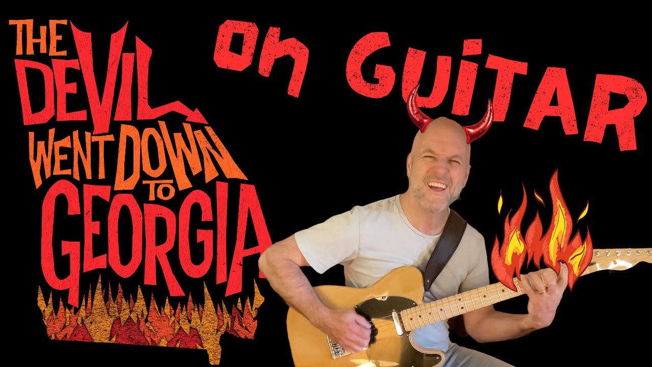 How to Play Devil Went Down to Georgia on Guitar | Fiddle Licks - YouTube