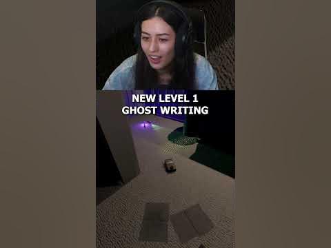 NEW level 1 ghost writing book animation + writing #phasmophobia # ...