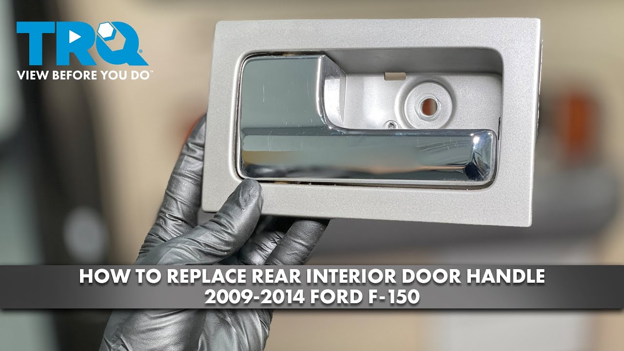 How to Replace Rear Interior Door Handle 2009-2014 Ford F-150 - YouTube