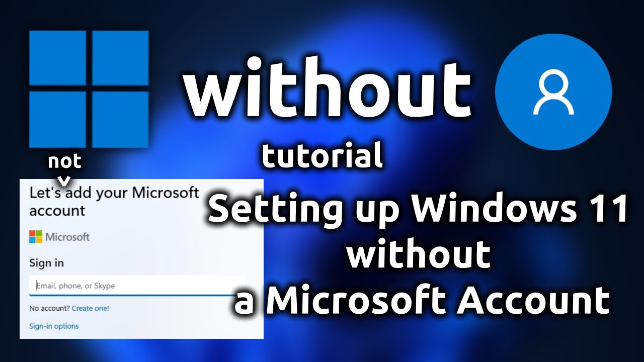 Setup Windows 11 without an MS Account (tutorial!)