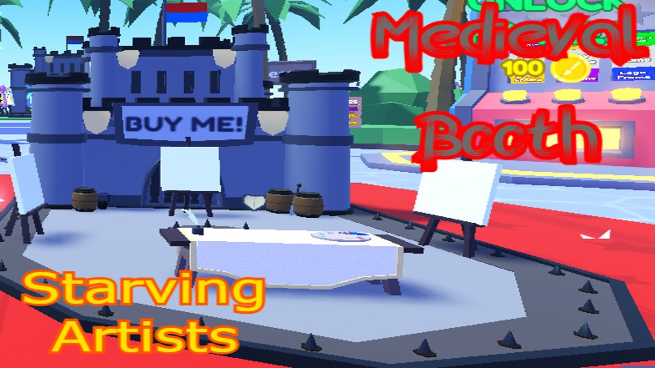 Starving Artists Medieval Booth Showcase (Inside + Outside) - YouTube