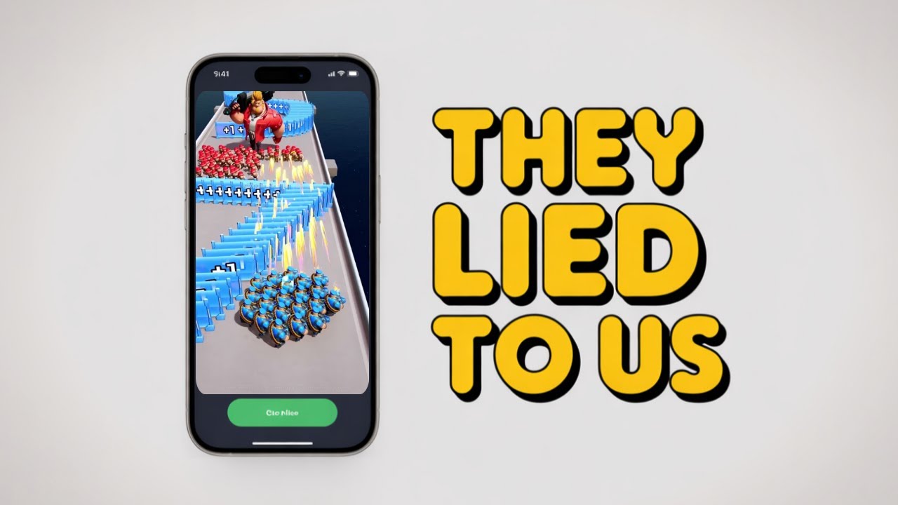 fake mobile game ads are SCAMMING millions (here's proof) - YouTube