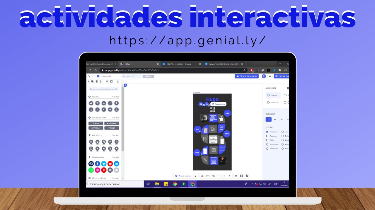 GENIALLY PRESENTACIONES Y RECURSOS INTERACTIVOS | TUTORIAL RECURSOS TIC TAC TEP - YouTube