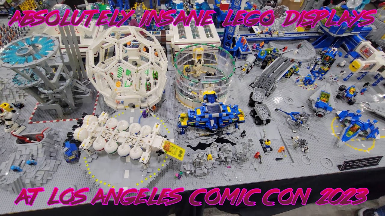 Insane Lego Display at LA Comic Con 2023 - YouTube