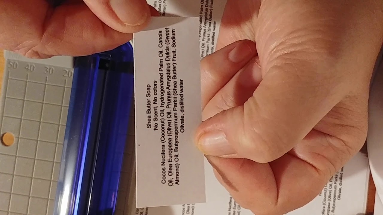 Making & Cutting Labels - YouTube