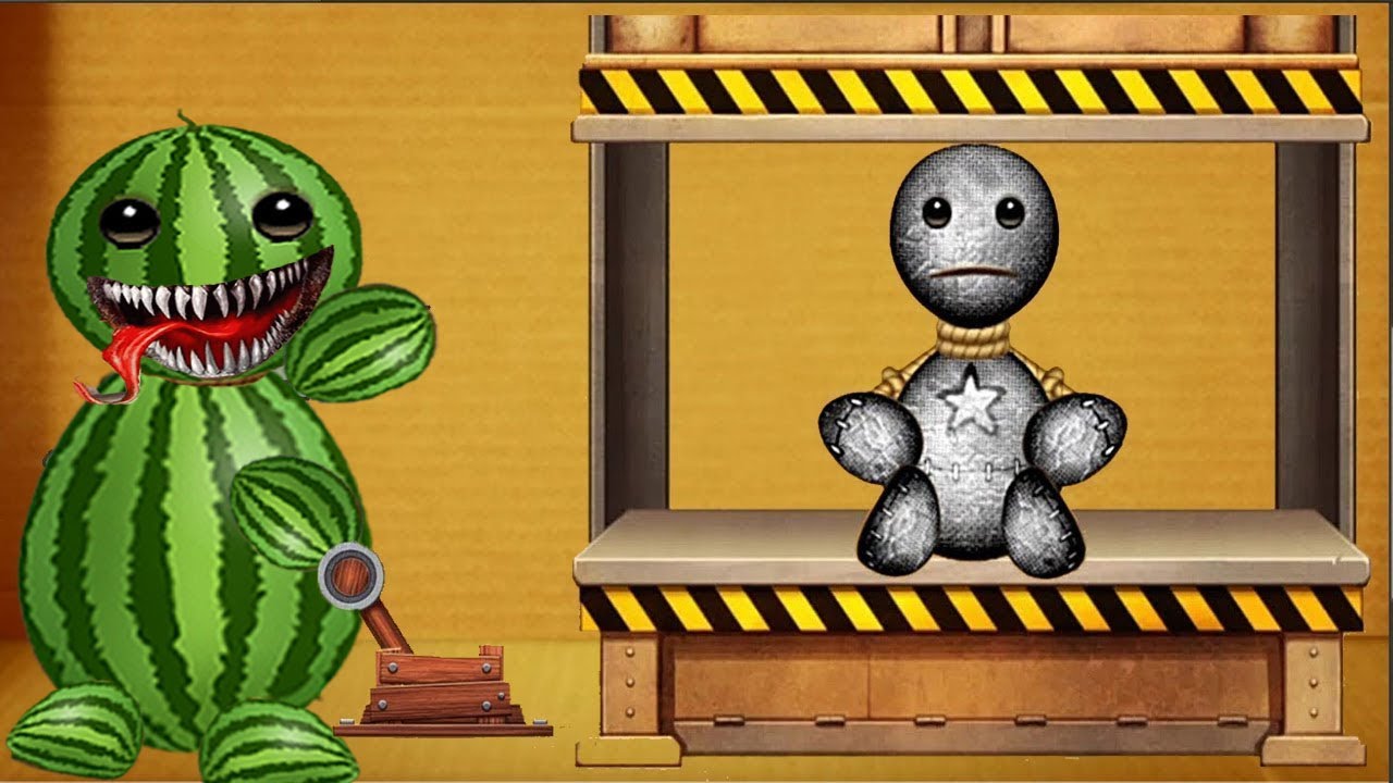 Kick The Buddy 2024 | Machine Press x9 vs The Buddy Melon, #buddygame ...