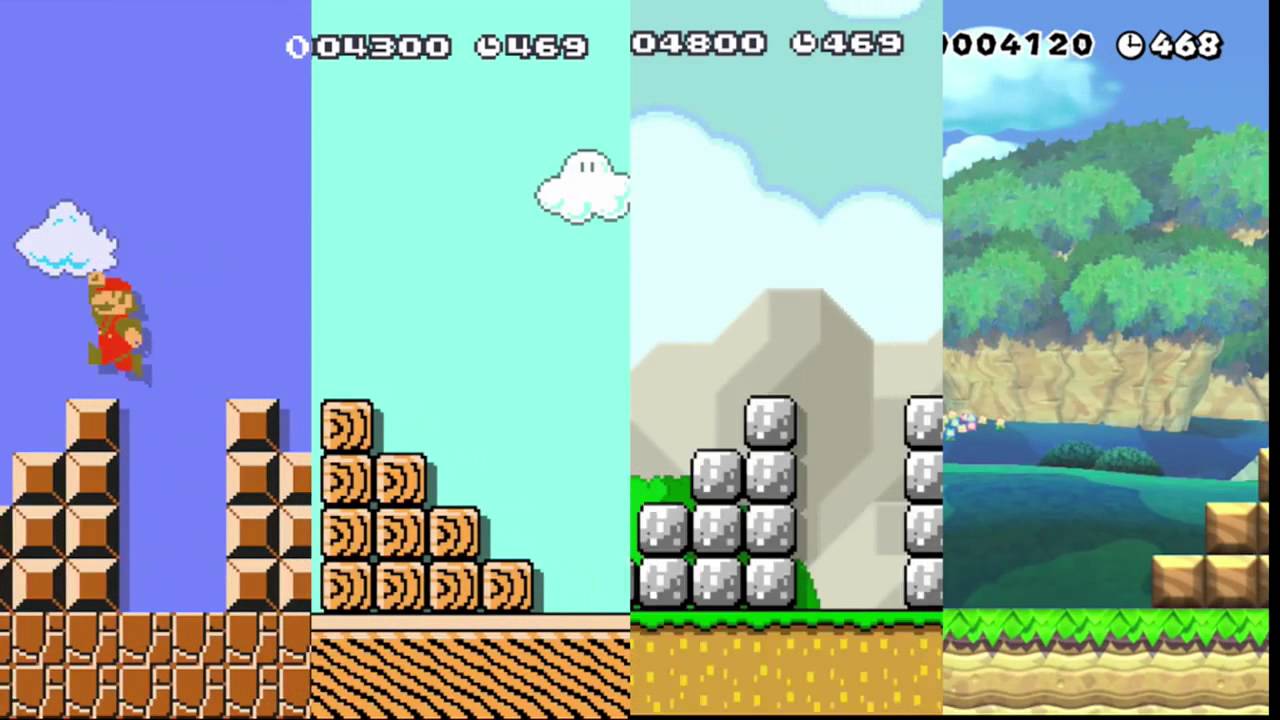 Super Mario Maker: Super Mario Bros. 1 1 Mashup - YouTube