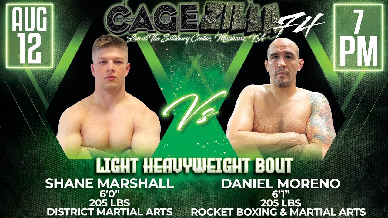 CageZilla 74 - Shane Marshall vs Daniel Moreno - YouTube