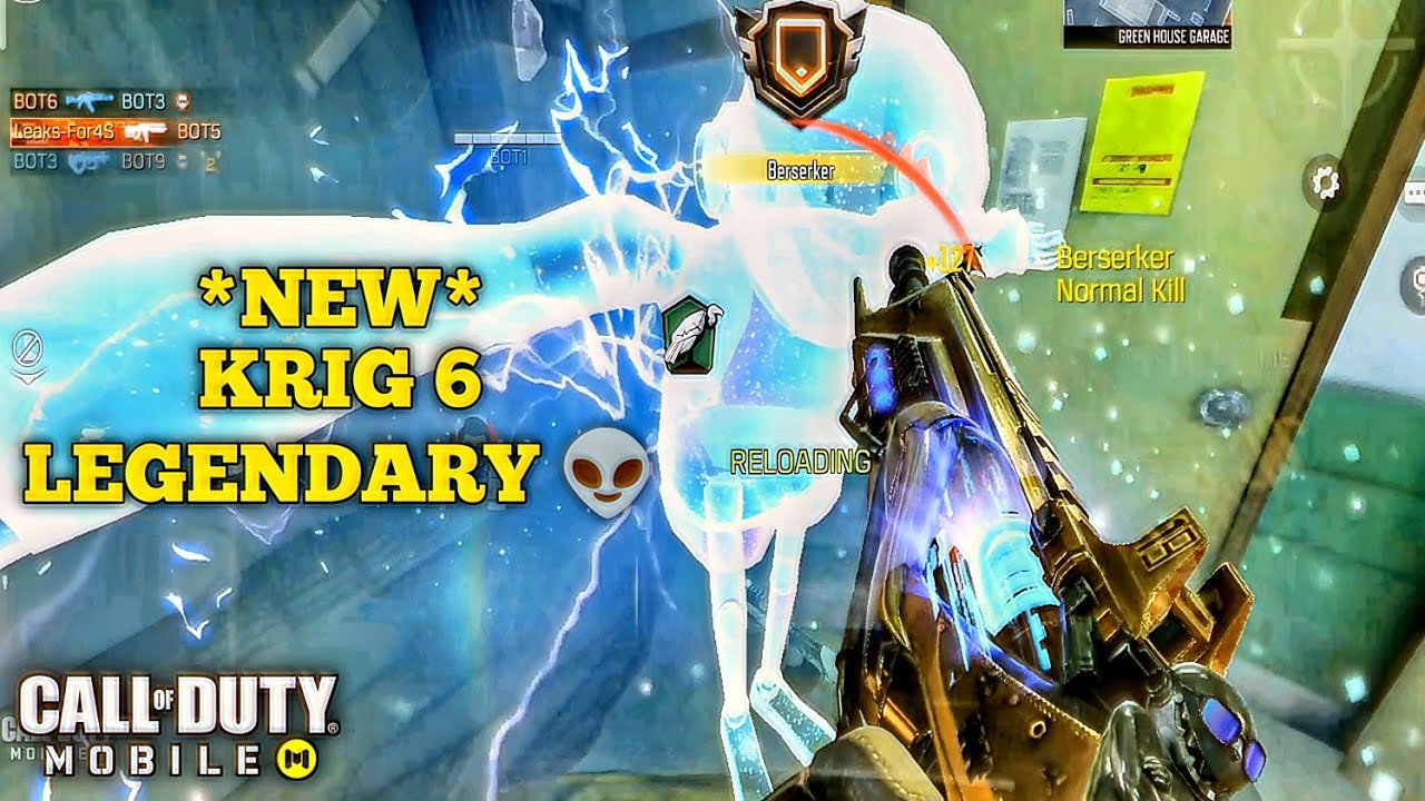 *NEW KRIG 6 LEGENDARY* GAMEPLAY + KILL EFFEC + ALL CAMOS | PRIMERA ...