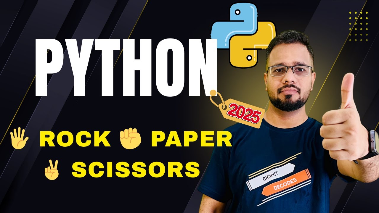 Rock Paper Scissors Game in Python 🖐 | Beginner Python Project - YouTube