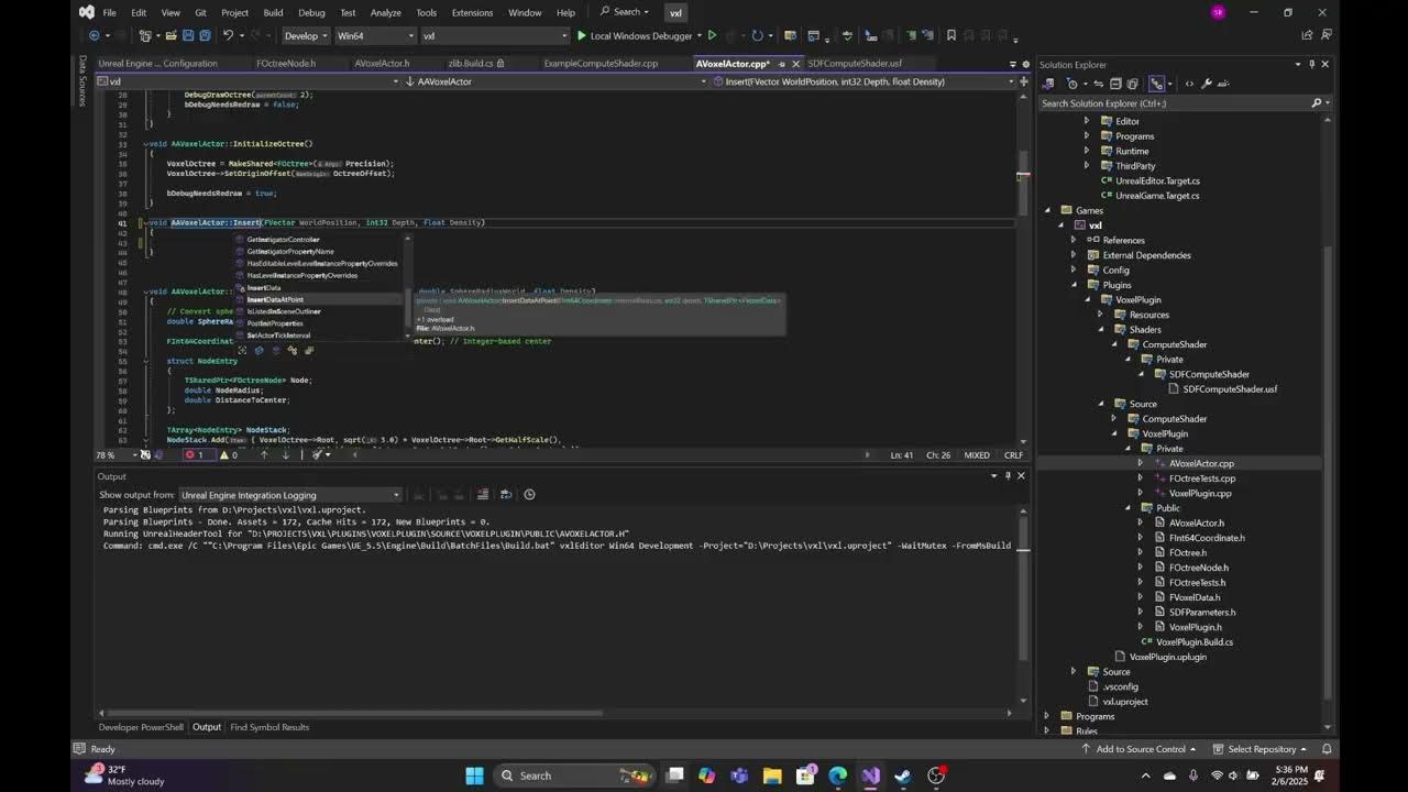 UE5.5 - Let's Make a Voxel Engine, p9, figuring out our base interface, optimizing - YouTube