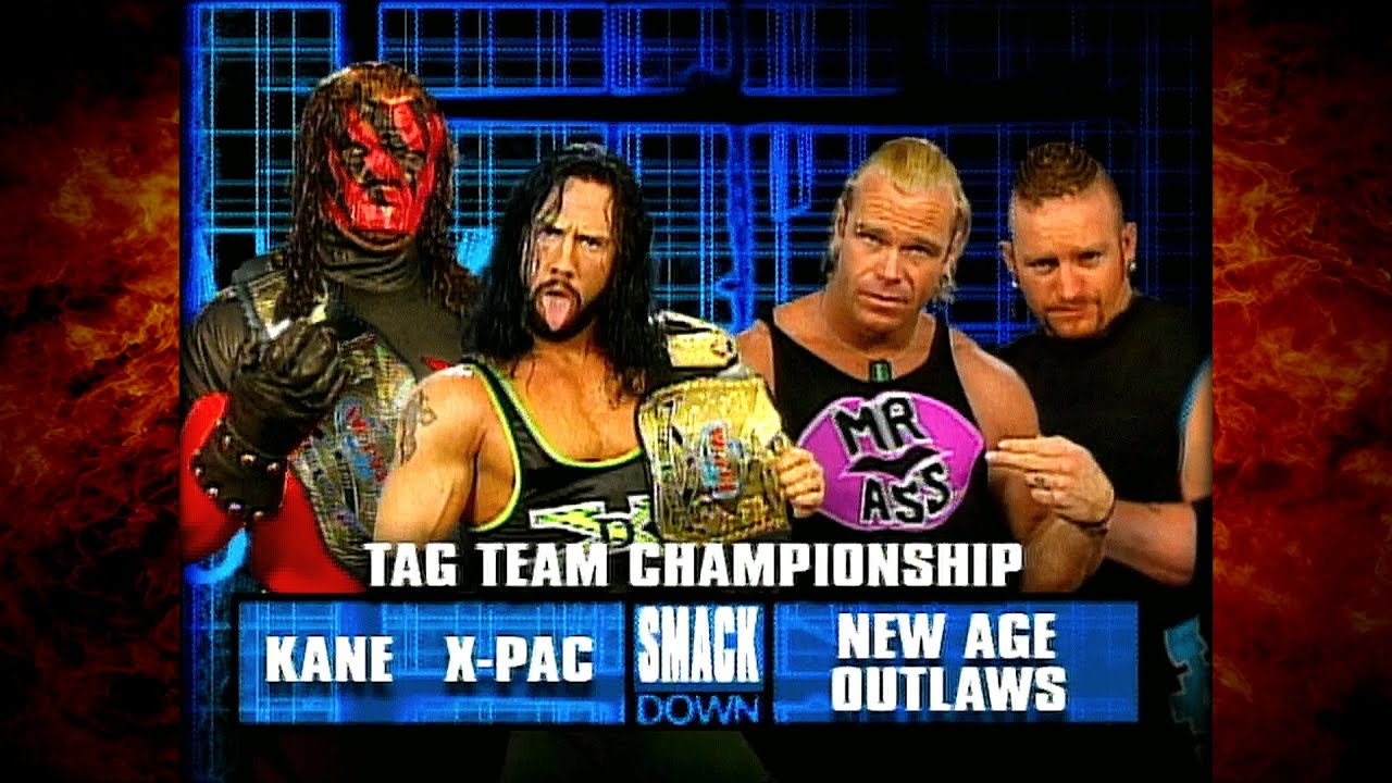 Kane & X-Pac vs The New Age Outlaws WWF Tag Titles Match 4/29/99 - YouTube