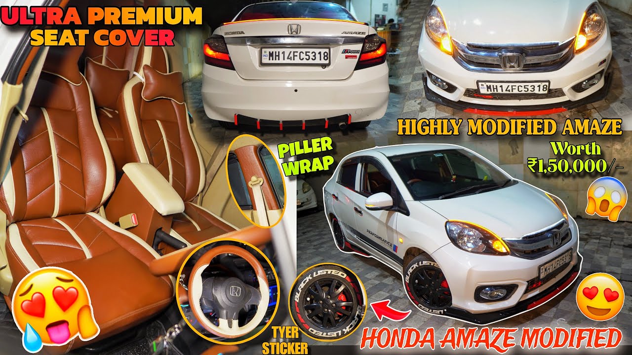 ऐसी Amaze और कोई नहीं करेगा Modify 😱 Honda Amaze Type 2 Modification ...