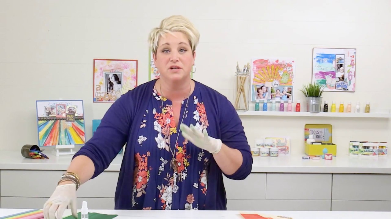 Vicki Boutin Mixed Media Reactive Tissue - YouTube