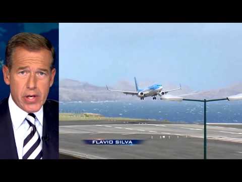 Strong Winds Cause Plane to Make Scary Landing in Portugal
