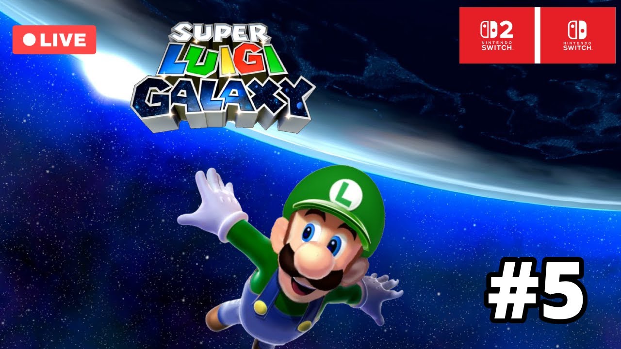 🔴#livestream Super Luigi Galaxy Switch 2 PT.5 (Luigi's Side) Will I ...