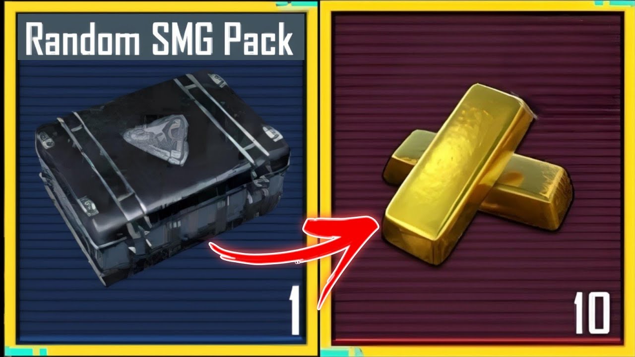 GET RICH WITH RANDOM SMG PACK 🤑 PUBG METRO ROYALE CHAPTER 25 - YouTube