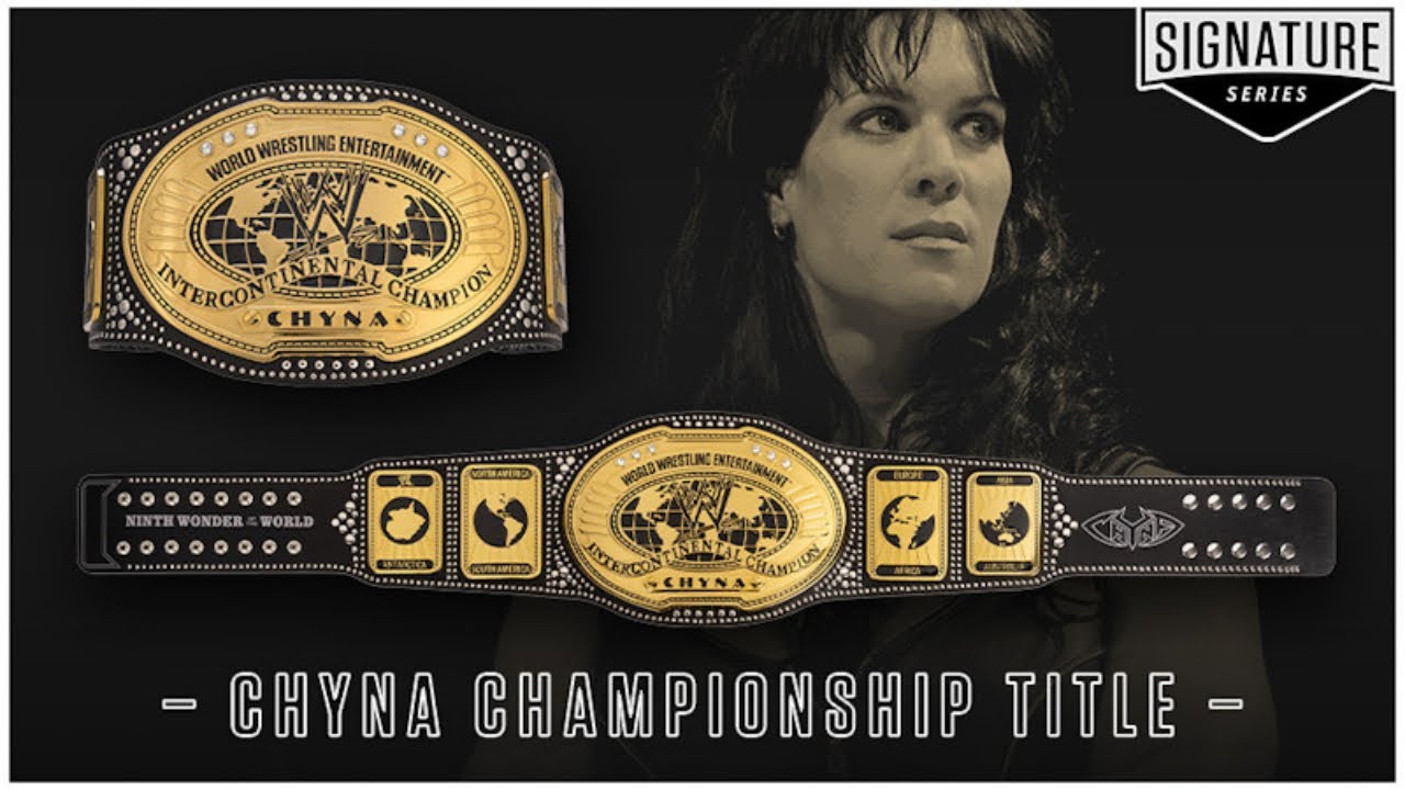 New Chyna "Signature Series" Belt Now Available On WWE Shop!!!! - YouTube
