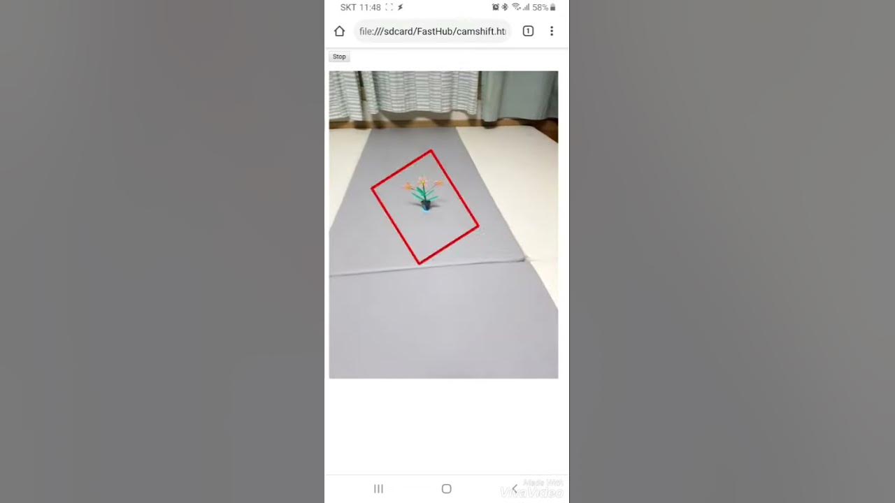 Camshift Object Tracking Algorithm Using Opencvjs Youtube
