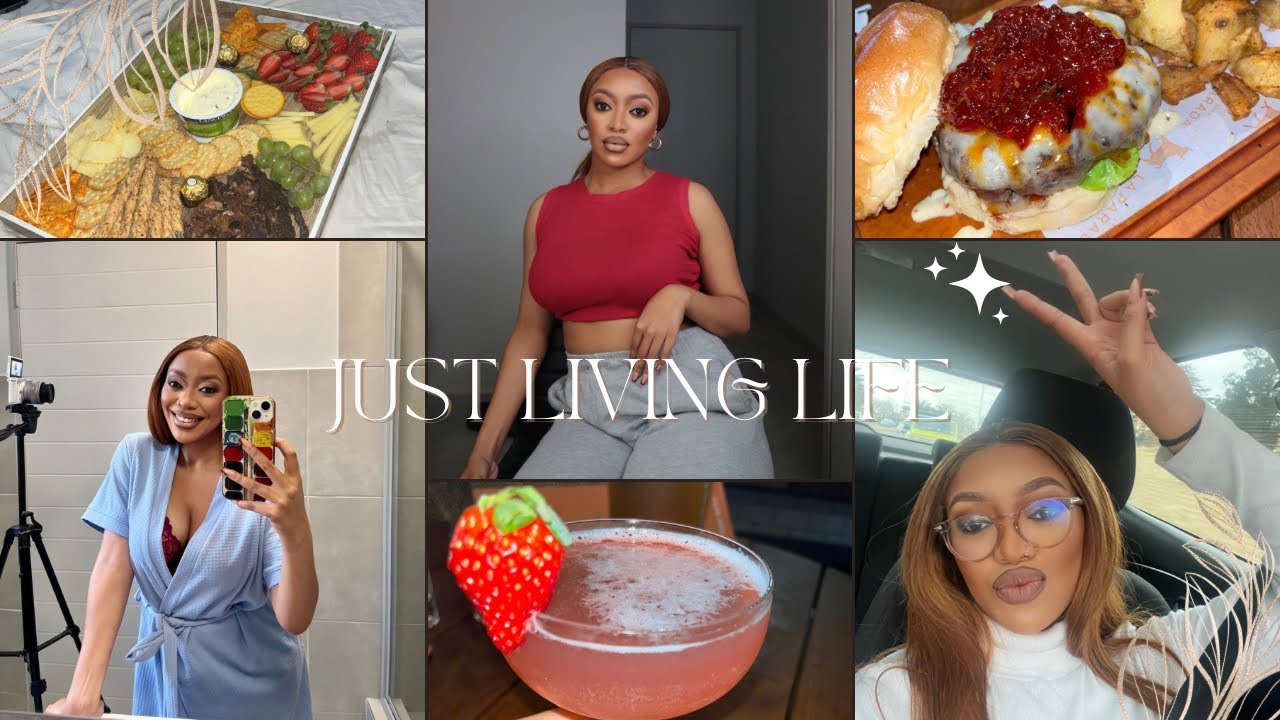 Just living life: grocery haul,dinner date,Pj party+more|| - YouTube