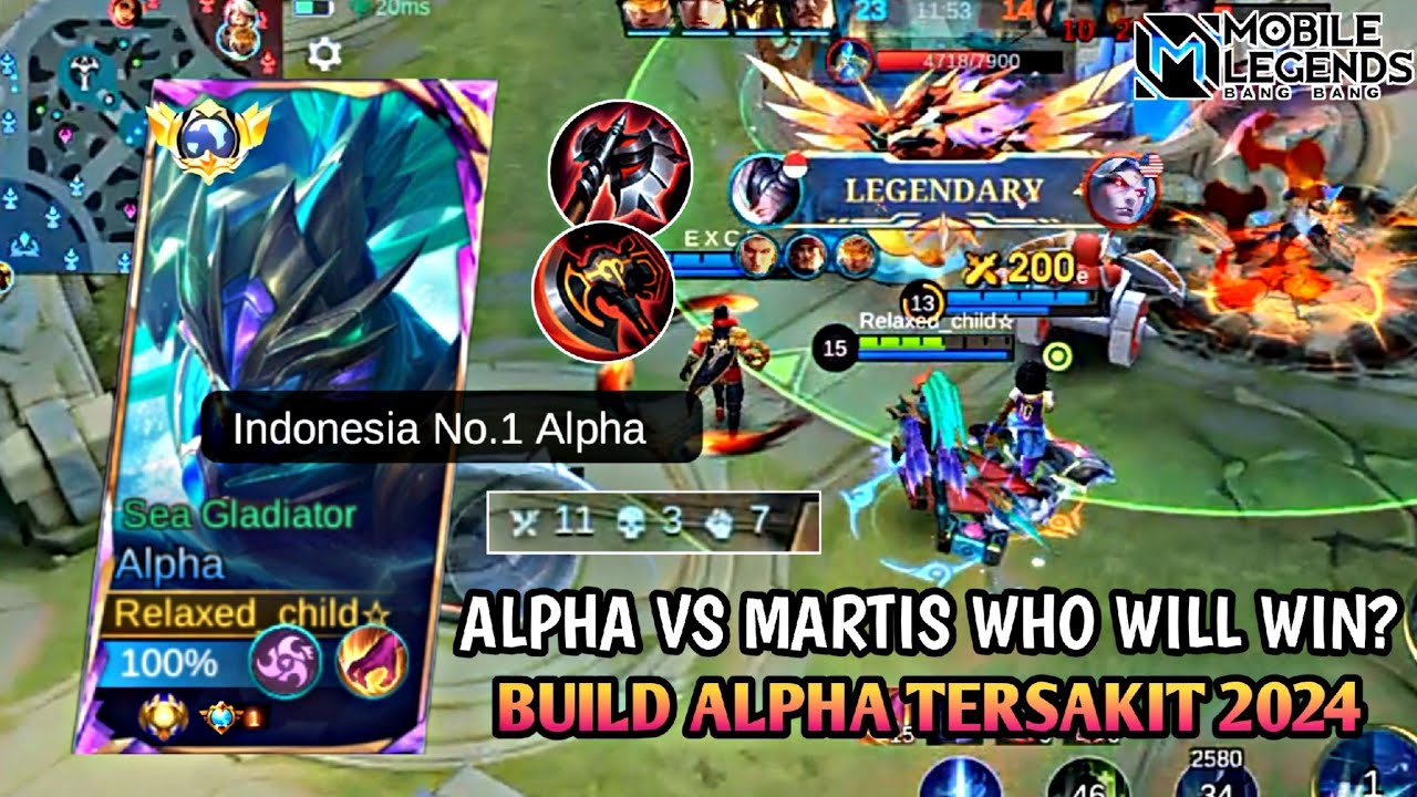 LEGENDARY‼️ALPHA SEGALA COUNTER HERO META TERKINI || BUILD ALPHA ...