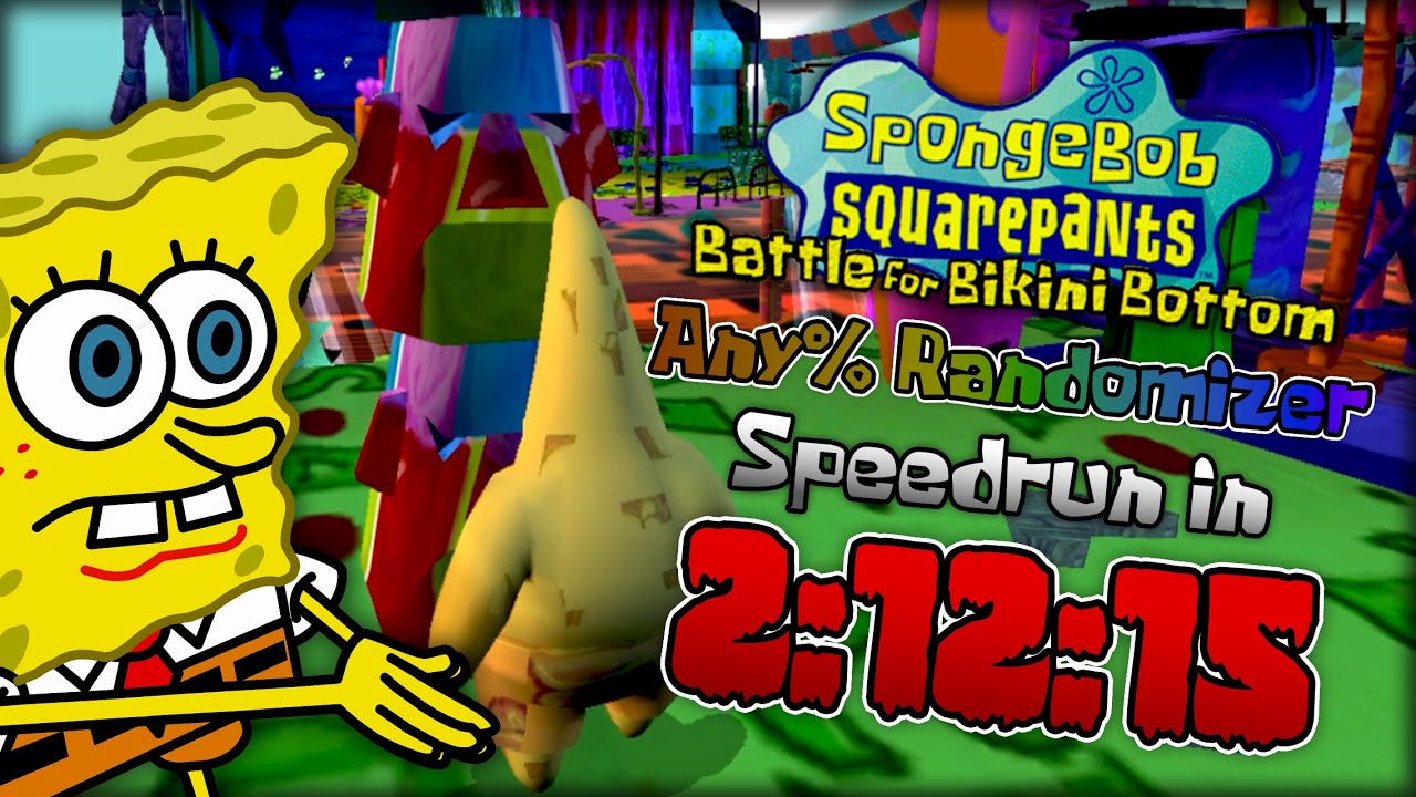 THE FOURTH ANY% RANDOMIZER SPEEDRUN IN BATTLE FOR BIKINI BOTTOM - YouTube