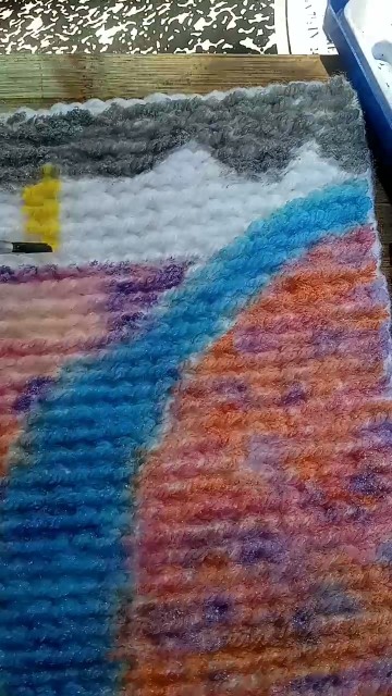 Crochet Canvas Painting 16 - YouTube