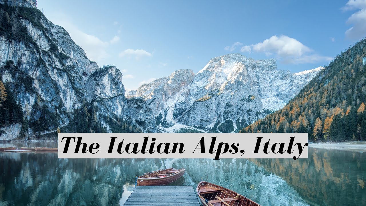 The Italian Alps, Italy Tour by drone [4k] - YouTube