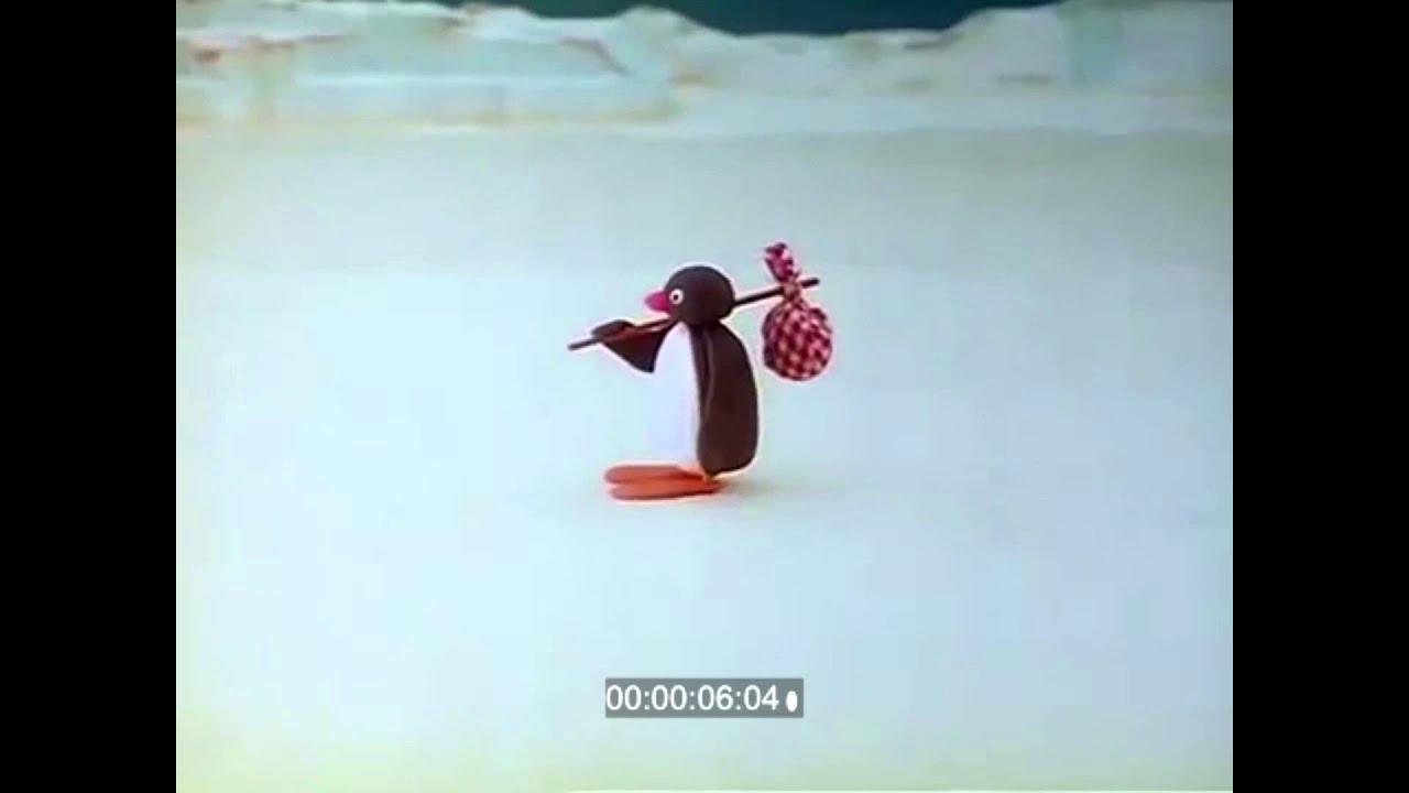 Pingu Walk, talk and wink - YouTube