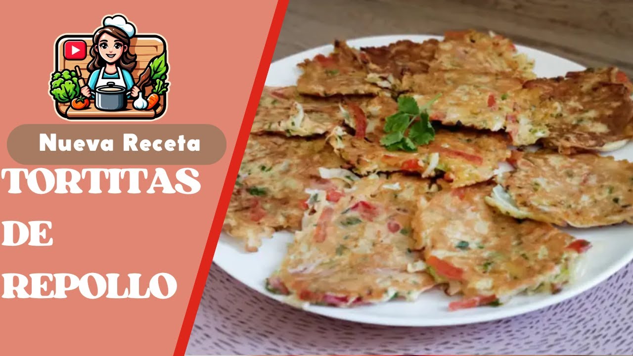 RECETA RICA Y SENCILLA/TORTITAS DE REPOLLO - YouTube