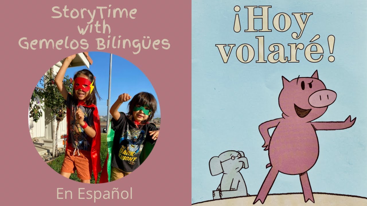 Un Libro De Elefante Y Cerdita ¡Hoy Volaré! - YouTube